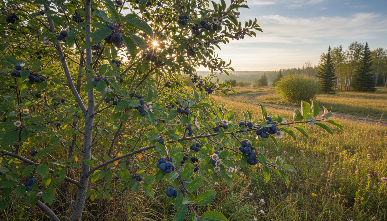 Saskatoon Serviceberry Shrub 'Regent' (Amelanchier Alnifolia 'Regent ...