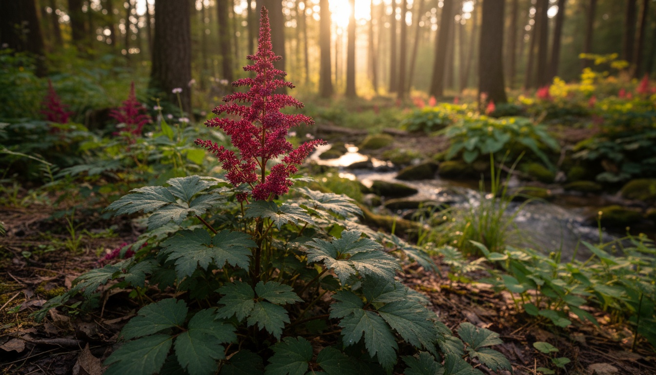 False Goat'S Beard 'Visions In Red' (Astilbe Chinensis 'Visions In Red ...