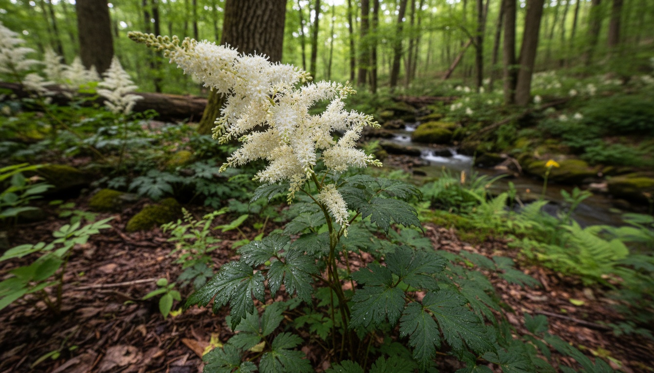 False Goat'S Beard 'Visions In White' (Astilbe Chinensis Pp18965 ...