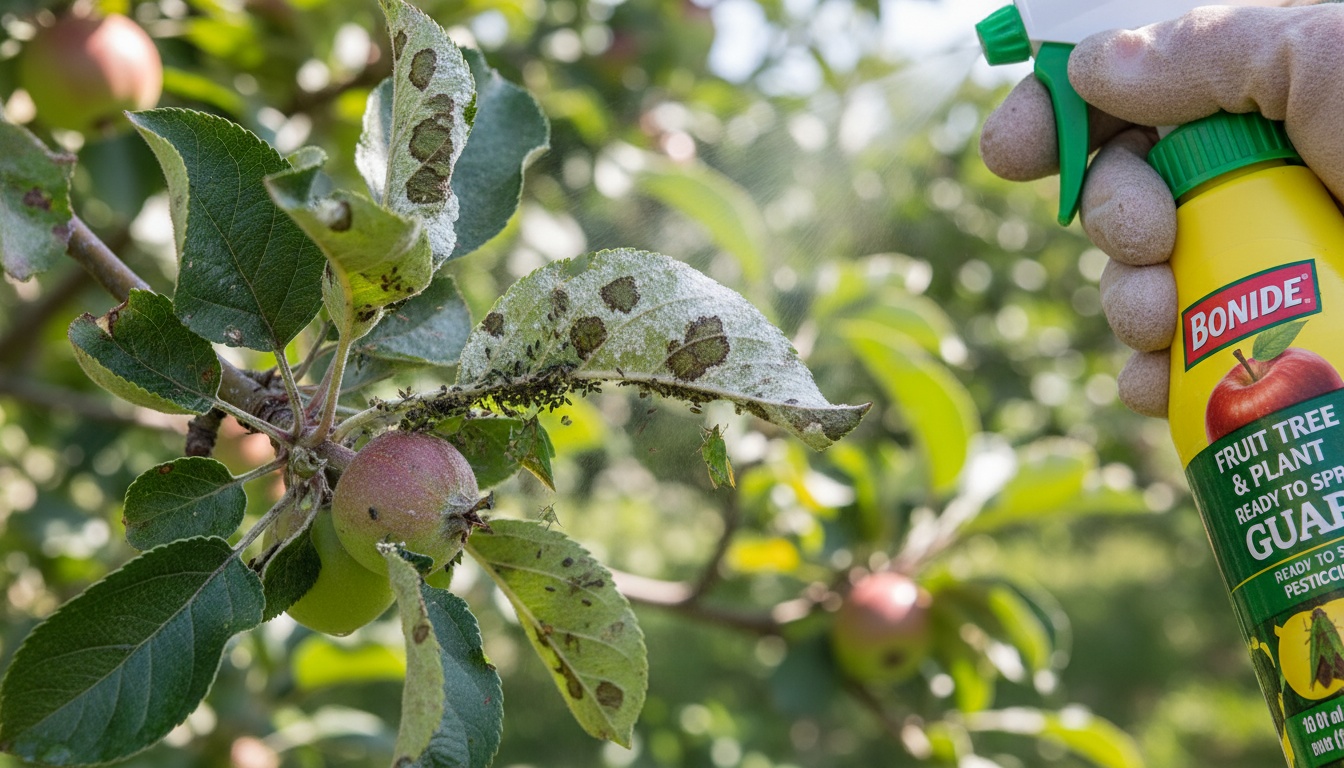 Aphids Leafhoppers Powdery Mildew Apple Scab (Bonide® Fruit Tree ...