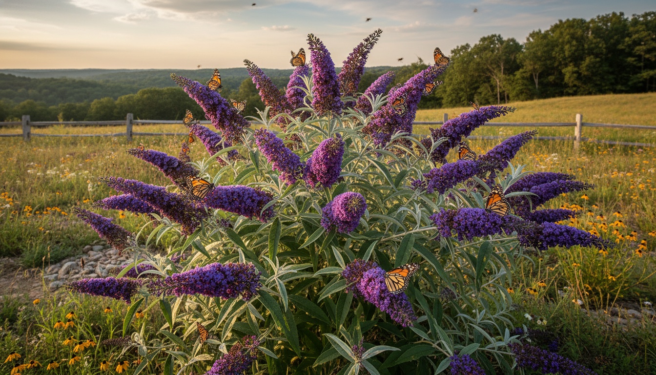 Butterfly Bush 'Tobud0703' Buzz® Buzz® (Buddleia Davidii Velvet ...