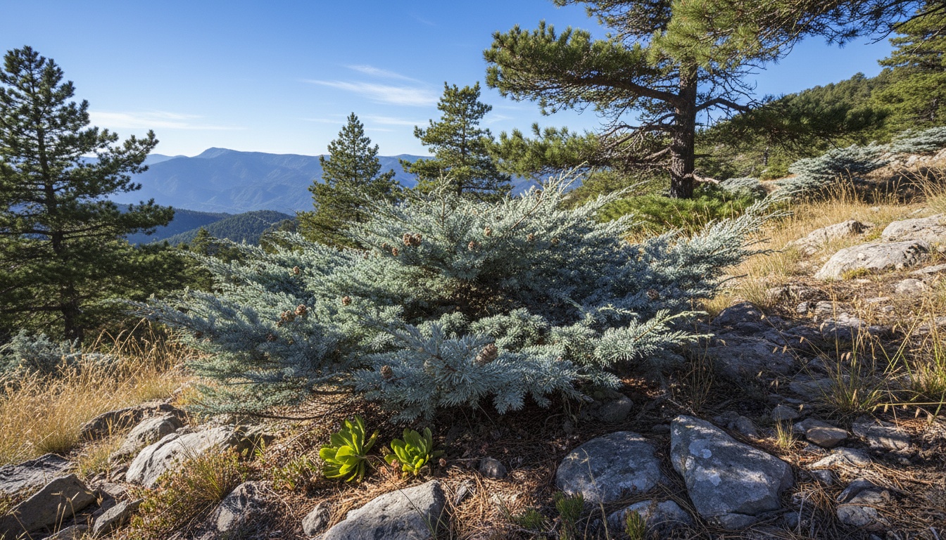 Dwarf Atlas Cedar 'Sapphire Nymph' (Cedrus Atlantica 'Sapphire Nymph ...