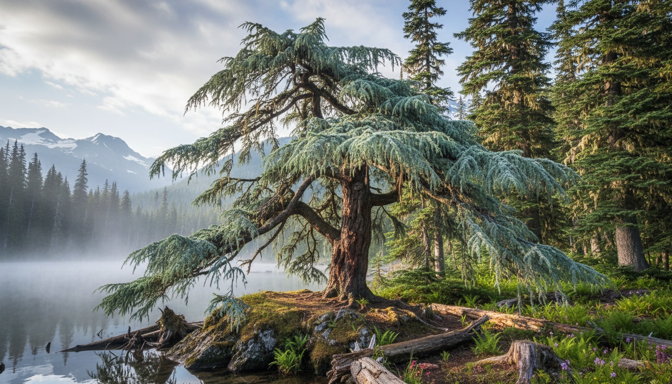 Blue Weeping Alaska Cedar 'Pendula' (Chamaecyparis Nootkatensis Glauca ...