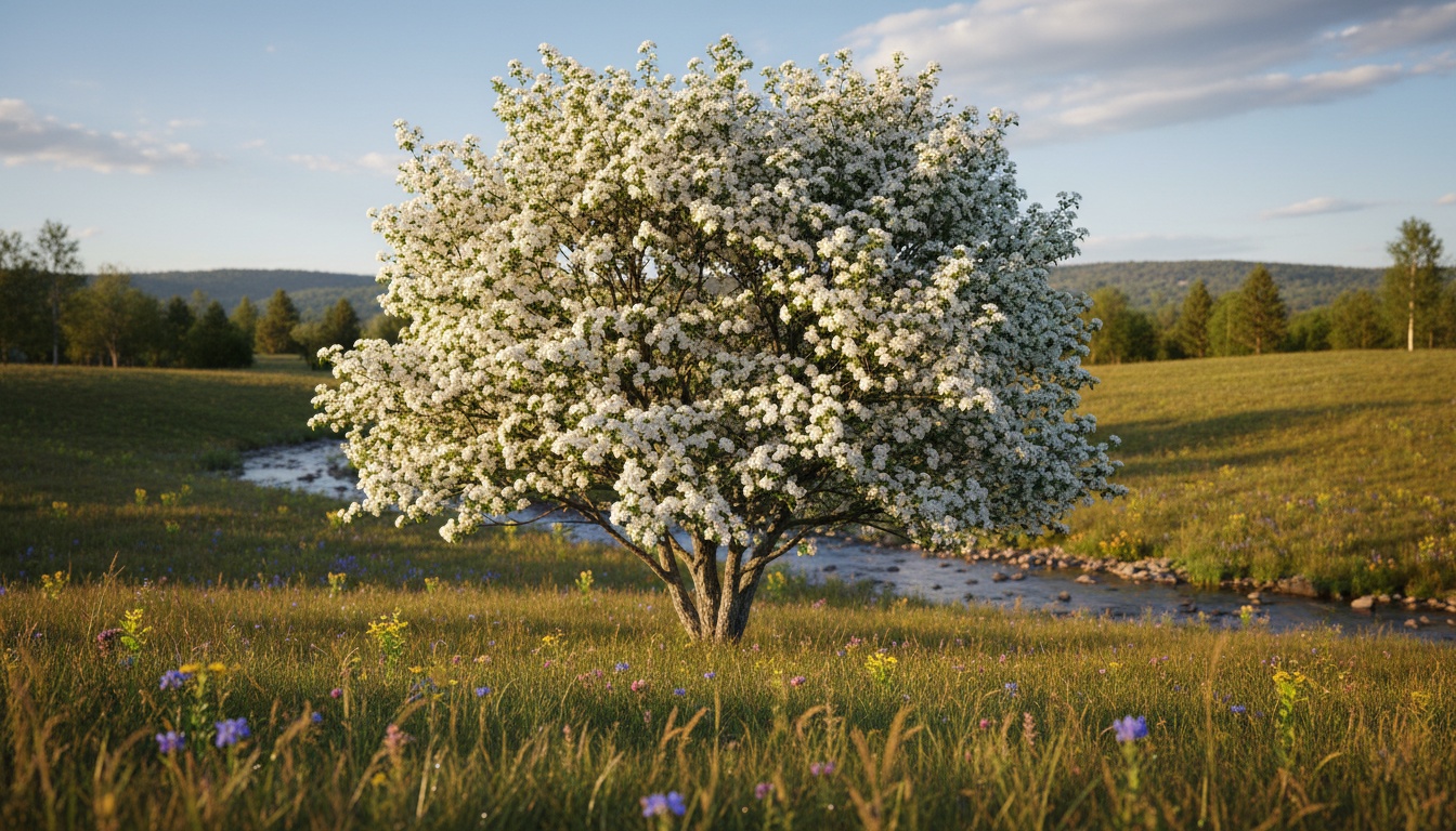 Flowering Hawthorne 'Snowbird' (Crataegus X Mordenensis 'Snowbird ...