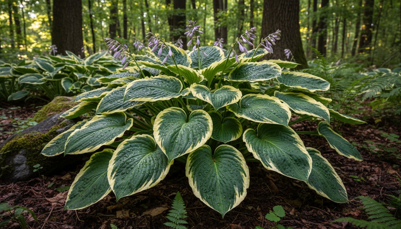 Hosta Plantain Lily 'City Of Lights' (Hosta 'City Of Lights') - Growing ...