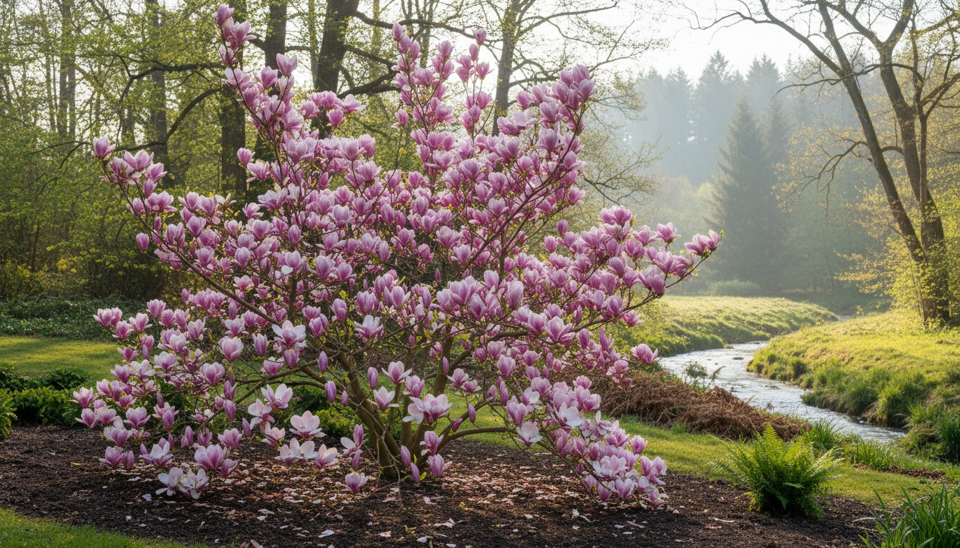 Pink - Purple Magnolia 'Susan' (Magnolia Soulangeana 'Susan') - Growing ...