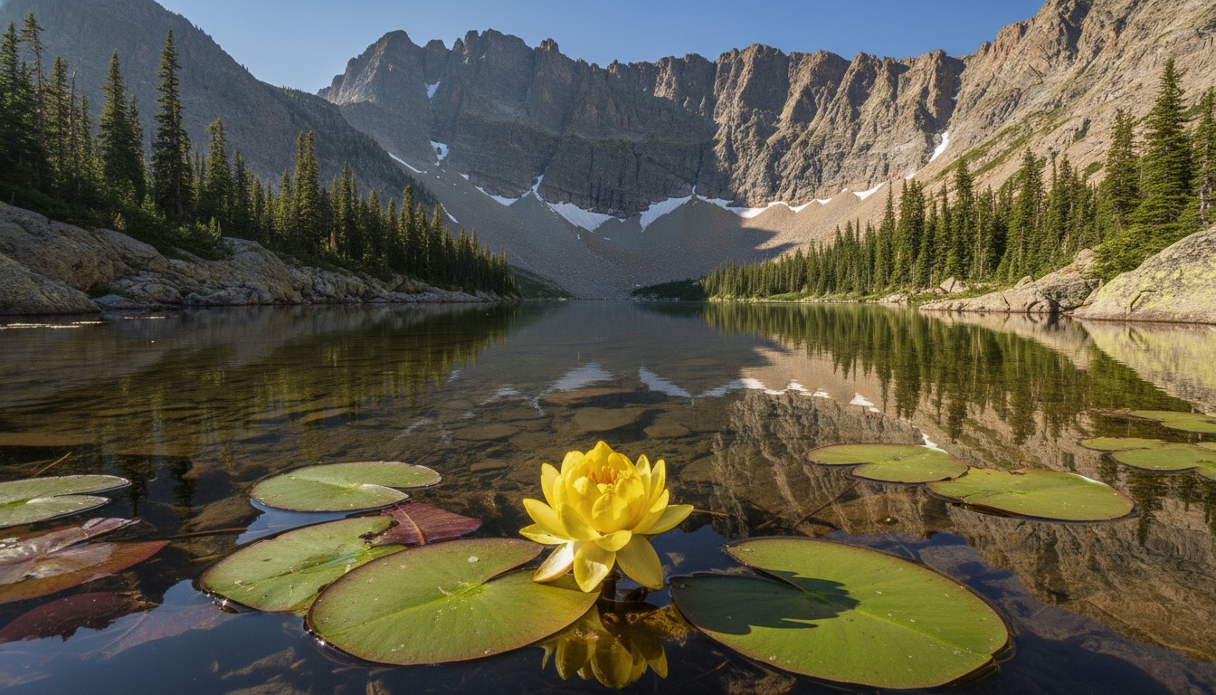Rocky Mountain Pond-Lily (Nuphar Lutea Ssp. Polysepala (Engelm.) E.O ...