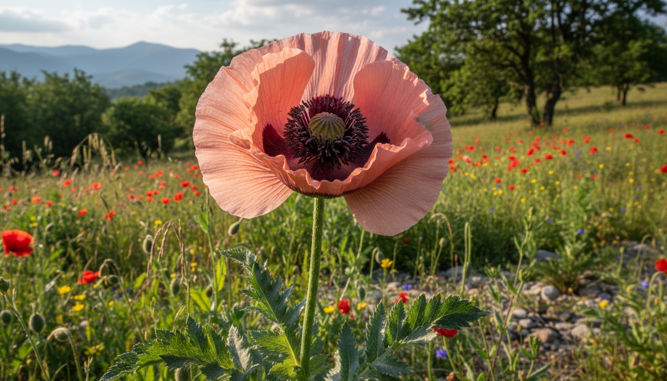 Oriental Poppy 'Queen Alexandra' (Papaver Orientale 'Queen Alexandra ...