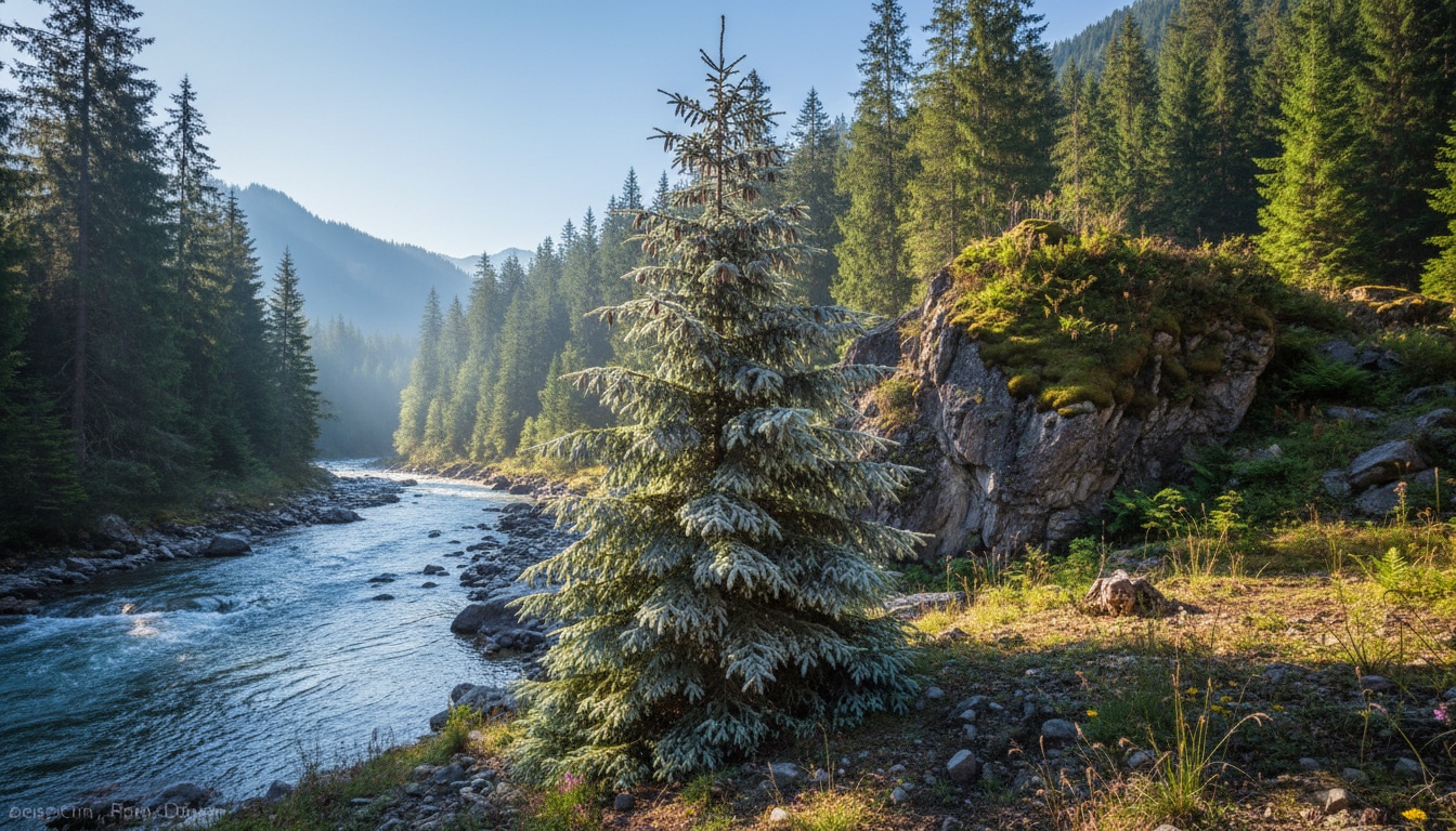 Serbian Spruce 'Wells Riverside' (Picea Omorika 'Wells Riverside ...