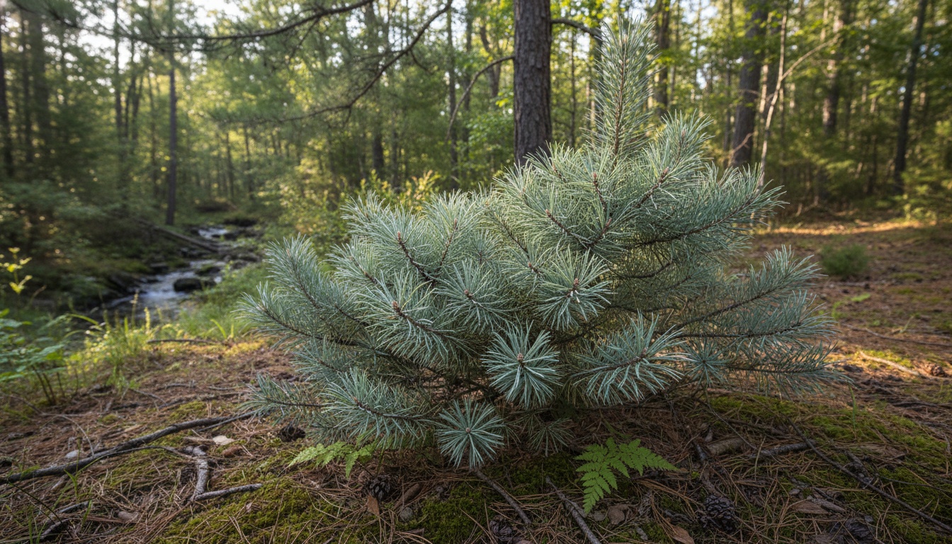 Eastern White Pine 'Blue Shag' (Pinus Strobus 'Blue Shag') - Growing ...