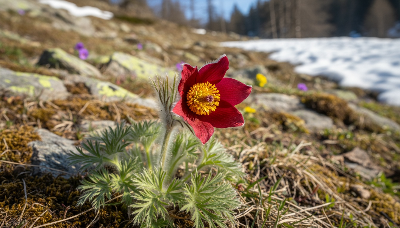 Red Pasque Flower 'Rubra' (Pulsatilla Vulgaris 'Rubra') - Growing Guide ...