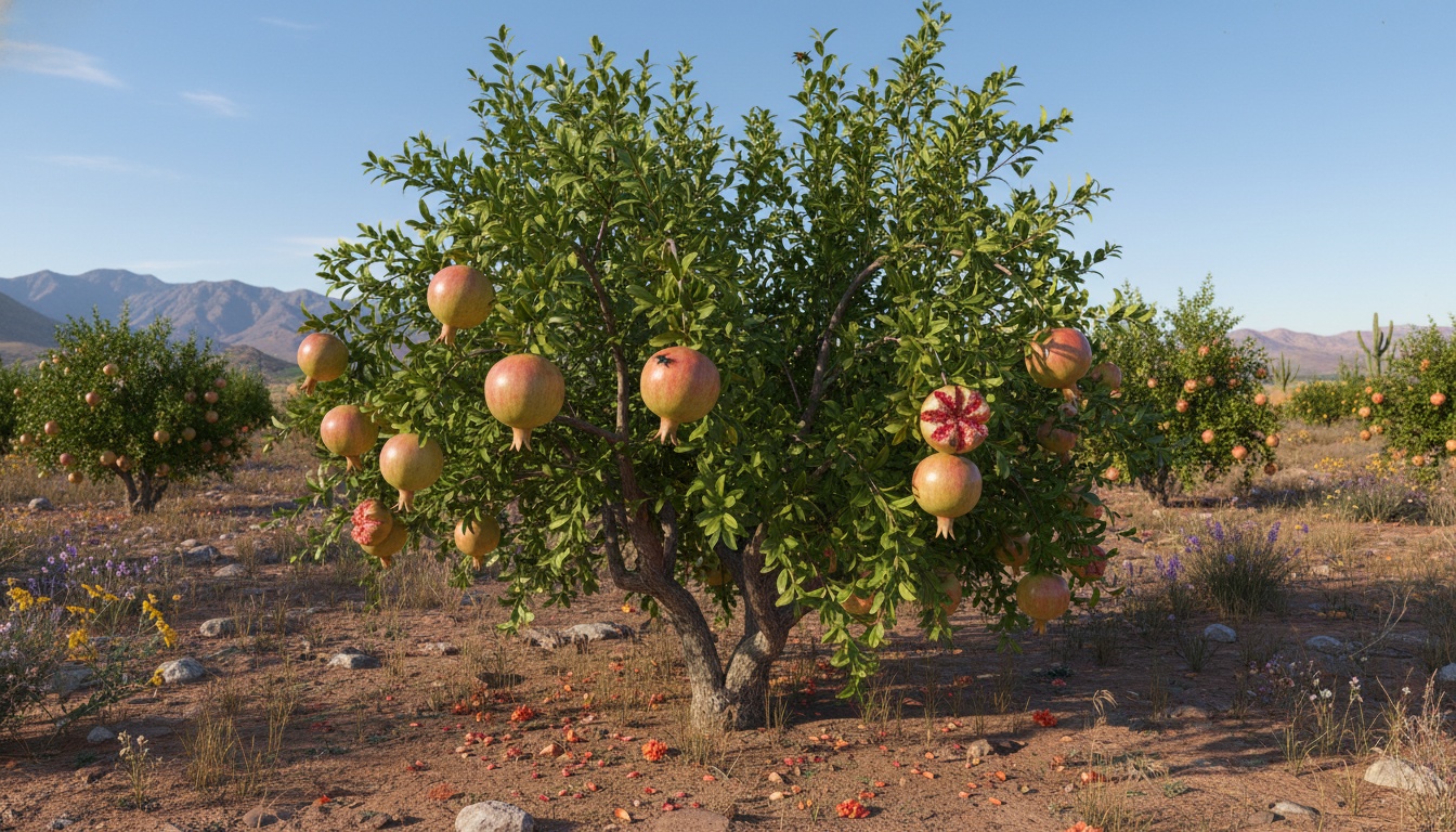 Eversweet Pomegranate (Punica Granatum 'Eversweet') - Growing Guide ...