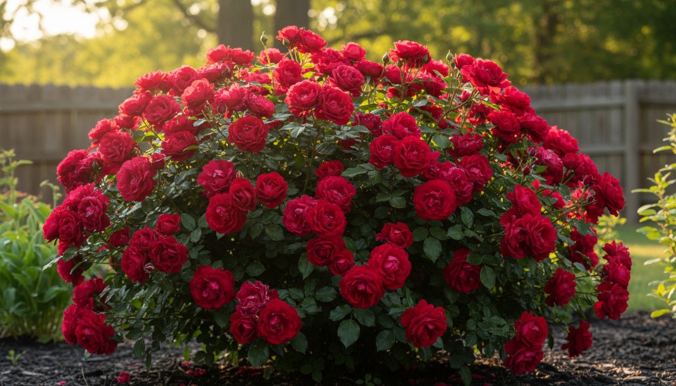 Red Double Flower Shrub Roses 'Radtko' Double Knock Out® Double Knock ...