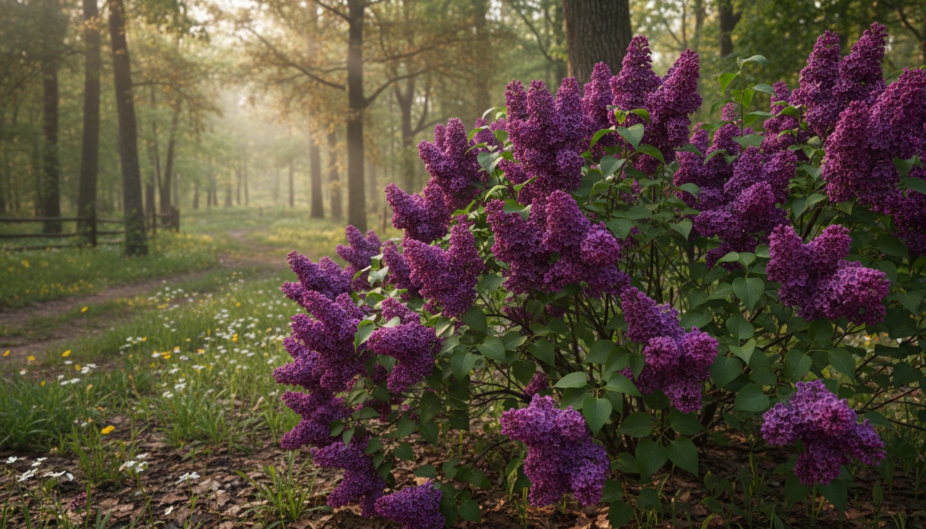 Late Blooming Deep Purple Lilac 'Congo' (Syringa Vulgaris 'Congo ...