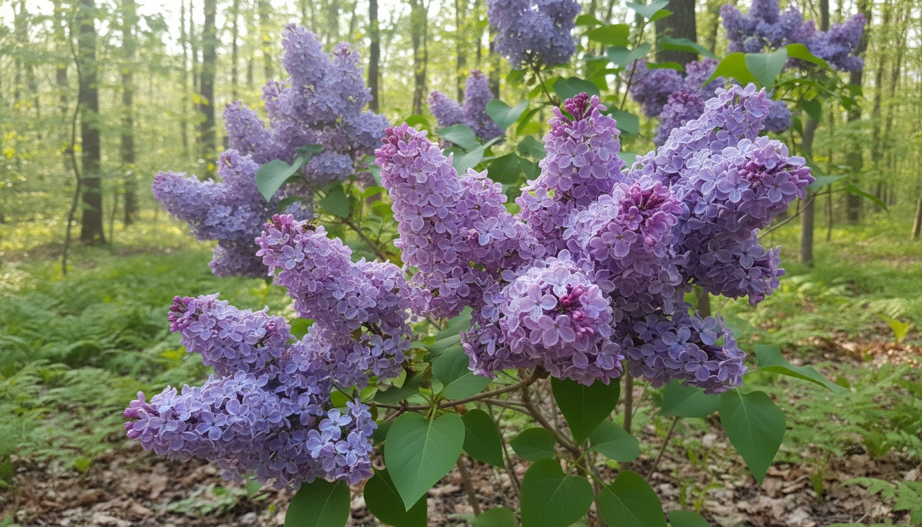 Mid Blooming Blue Purple Lilac 'President Lincoln' (Syringa Vulgaris ...