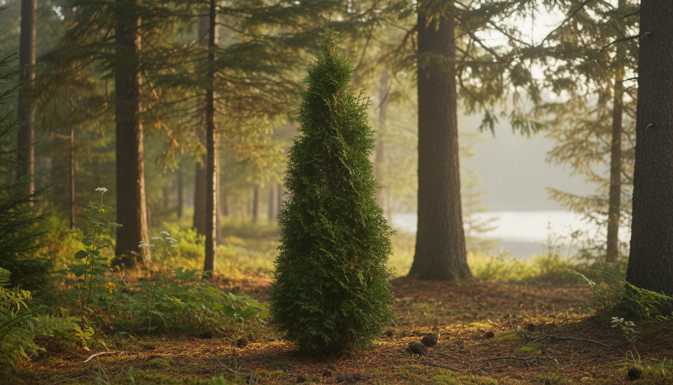 Degroot'S Spire Arborvitae (Thuja Occidentalis S Spire' 'Degroot ...