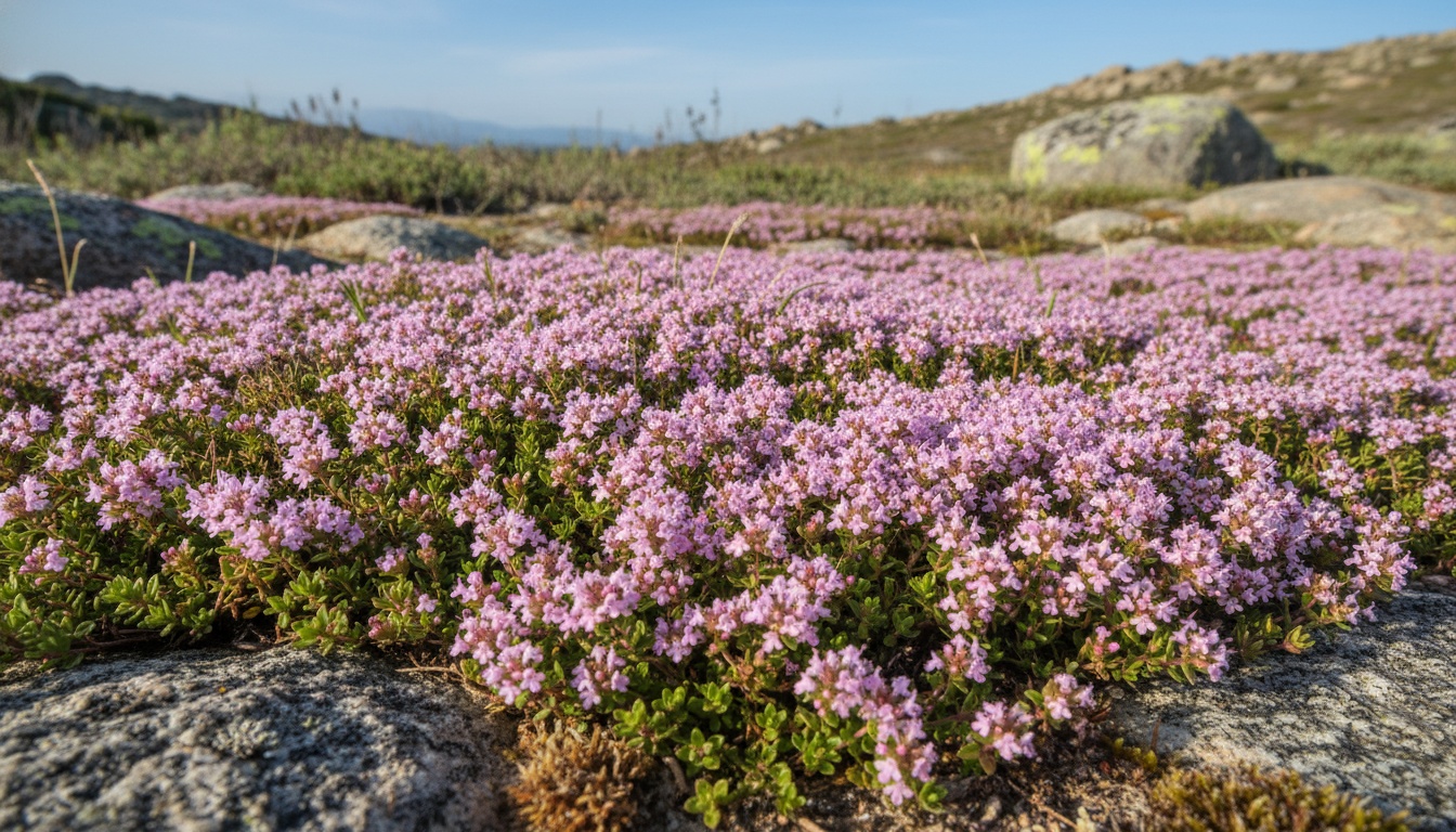 Creeping Thyme 'Pink Chintz' (Thymus Serphyllum 'Pink Chintz ...
