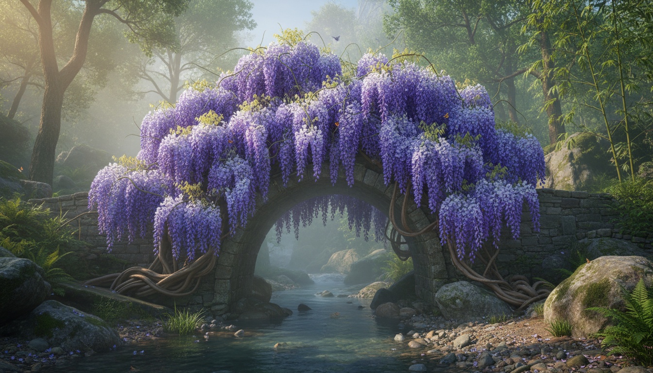 Blueish - Purple Chinese Wisteria 'Blue Fountain' (Wisteria Sinensis ...